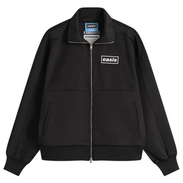 PLEASURES X Oasis Forever Track Jacket - Black