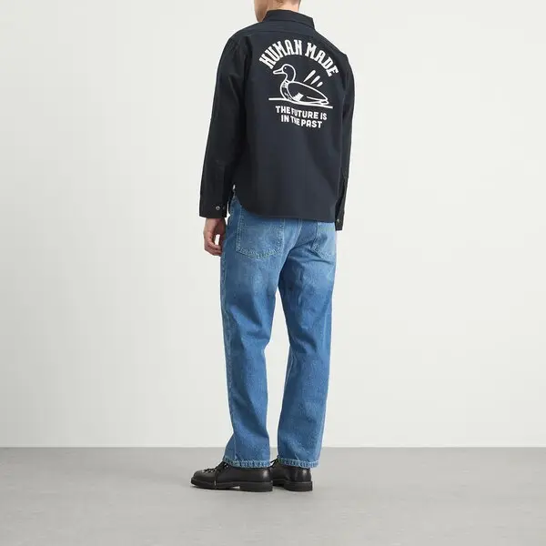 HUMAN MADE Work Shirt With Graphic Back Print