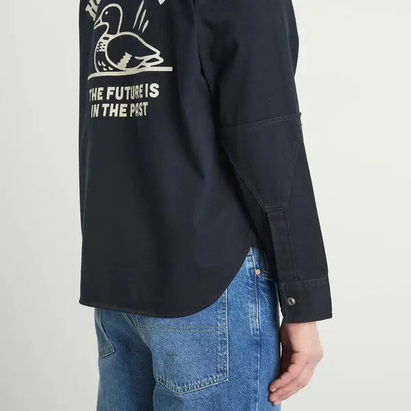 HUMAN MADE Work Shirt With Graphic Back Print