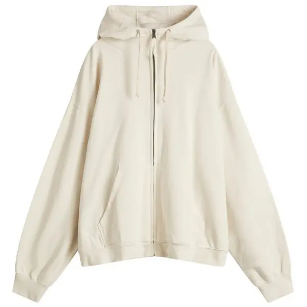 MAISON MARGIELA Numbers Jersey Hoodie - Ecru