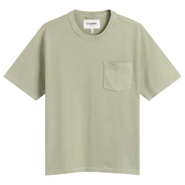 CORRIDOR Garment Dye T-shirt - Green