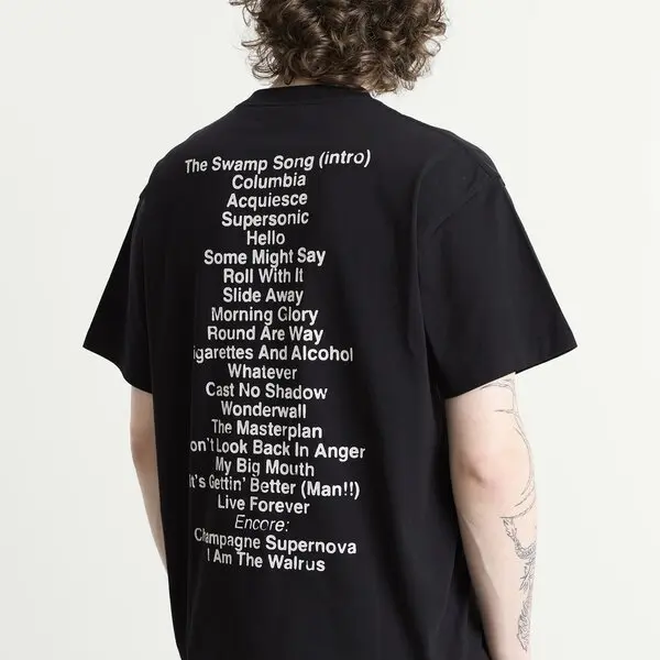 PLEASURES X Oasis All Access T-shirt