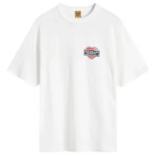 HUMAN MADE Heart Stamp T-shirt - White