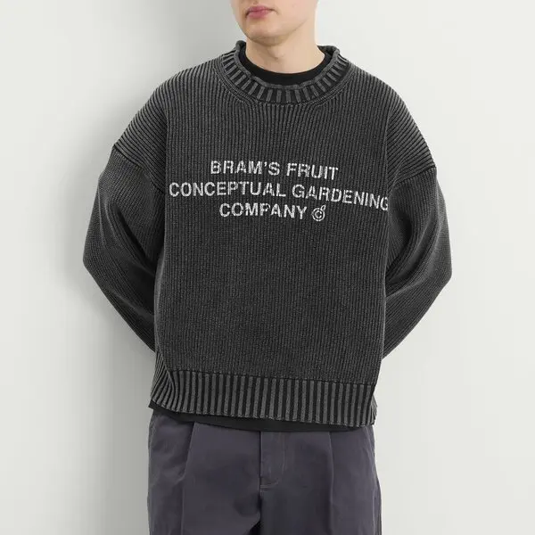 BRAM'S FRUIT Stamp Knit