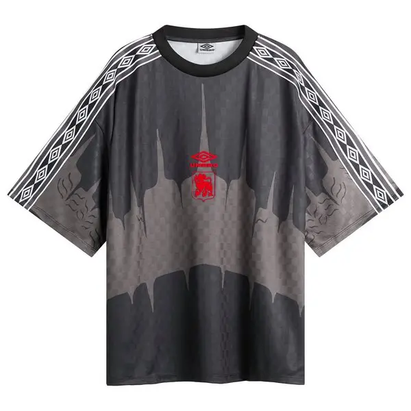 UMBRO BY SLAM JAM History Tape Kit Jersey - Black/red/anthracite