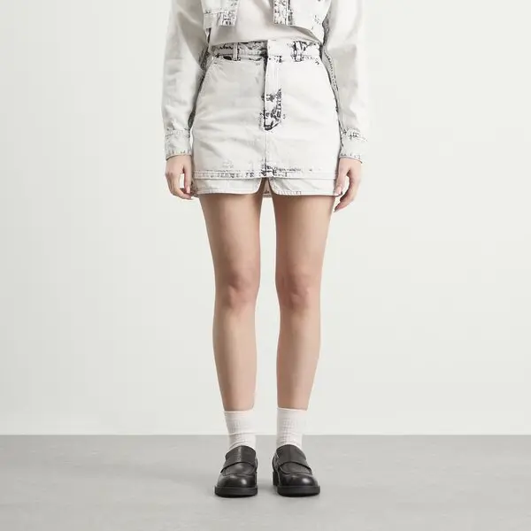 Toga Denim Mini Skirt