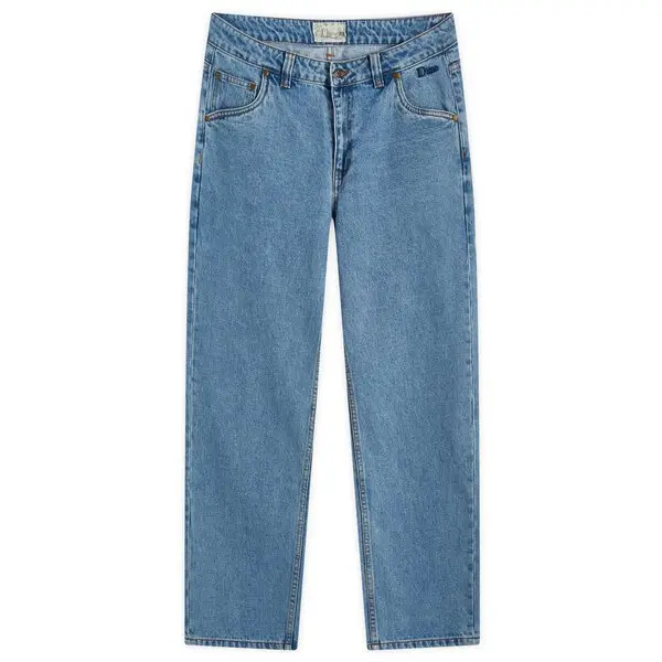 DIME Classic Relaxed Denim Jeans - Blue Washed
