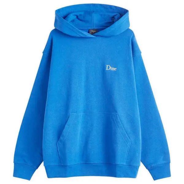 DIME Classic Logo Heavyweight Hoodie - Navy Blue