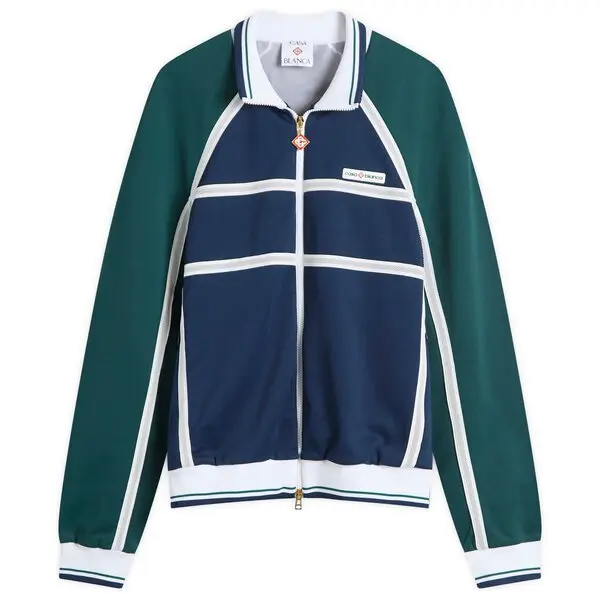 Casablanca Taping Track Jacket - Navy