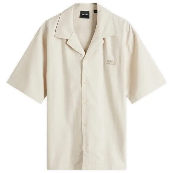 DAILY PAPER Logo Vacation Shirt - Beige