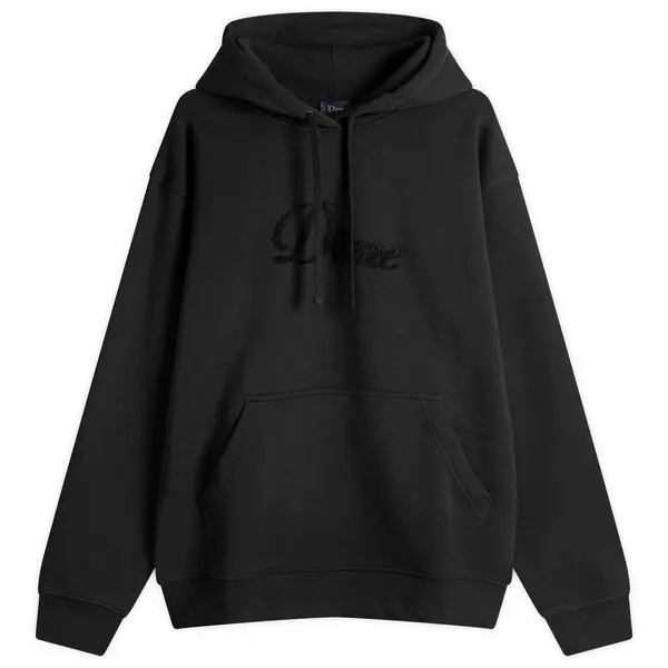 DIME Cursive Logo Hoodie - Black