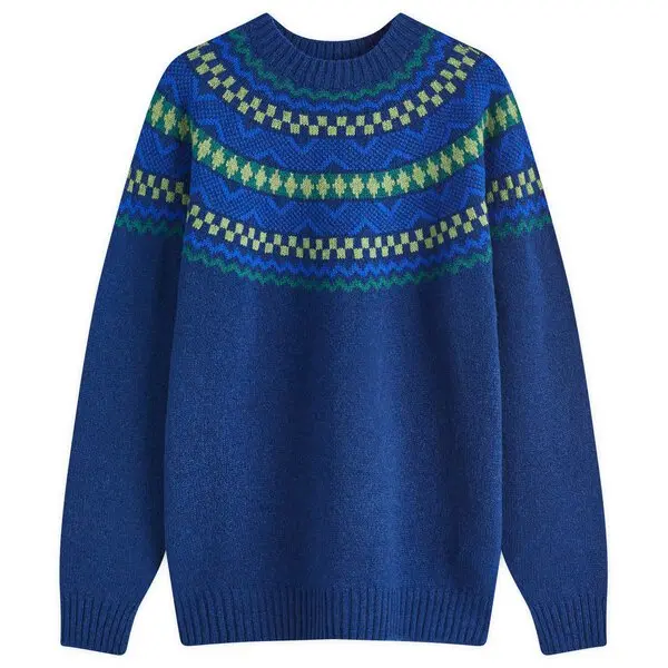 COUNTRY OF ORIGIN Soho Fairisle Knit Jumper - Cosmic