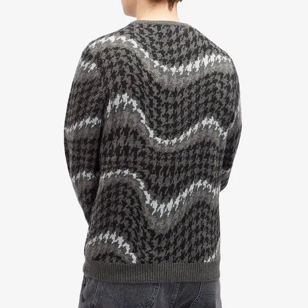 DIME Houndstooth Knit Sweater