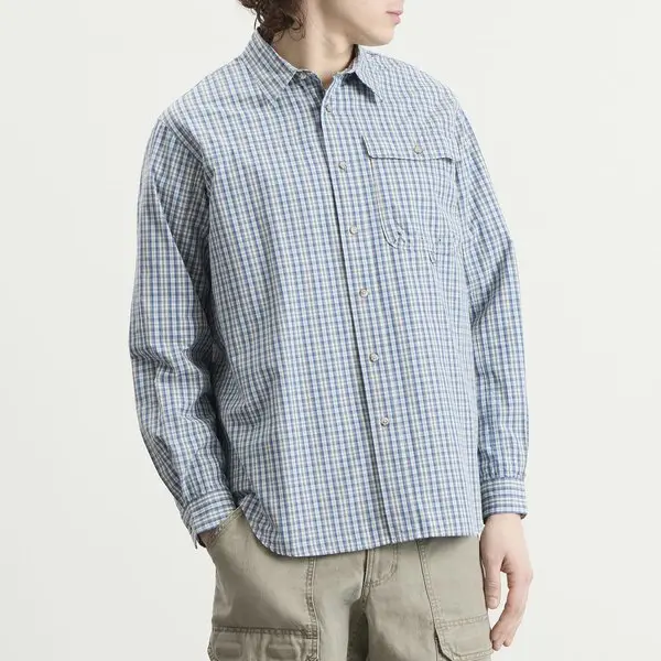 Gramicci Poplin Millwood Shirt - Blue