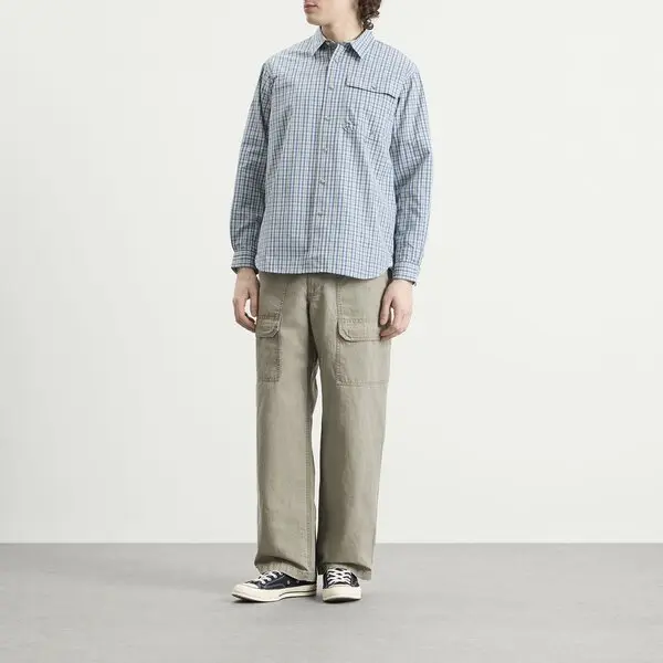 Gramicci Poplin Millwood Shirt - Blue