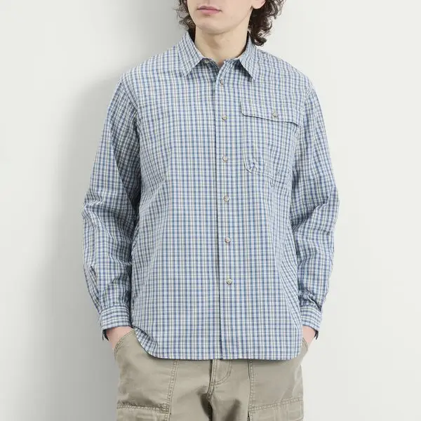 Gramicci Poplin Millwood Shirt - Blue