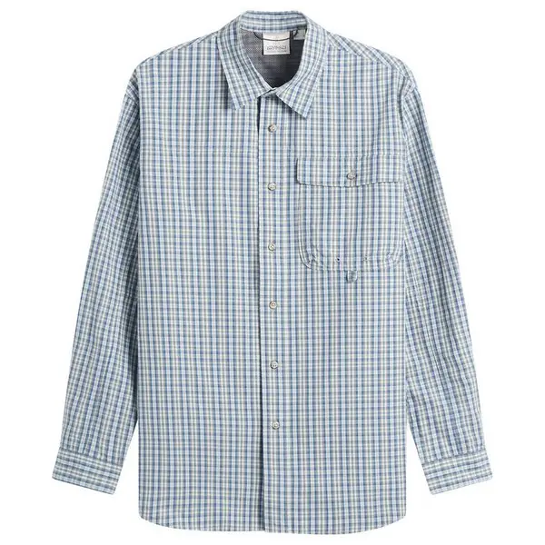 Gramicci Poplin Millwood Shirt In | Size: | 100% Cotton | End Clothing - Blue