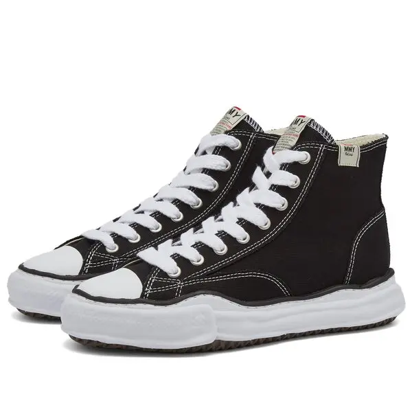 Mihara Yasuhiro Original Sole Canvas High-top Sneakers - Black