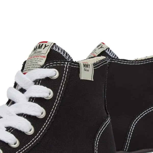 Mihara Yasuhiro Original Sole Canvas High-top Sneakers - Black