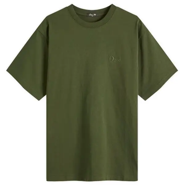 DIME Classic Logo T-shirt - Forest Green