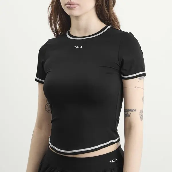 TALA Ultralite Active Contrast Stitch Tee