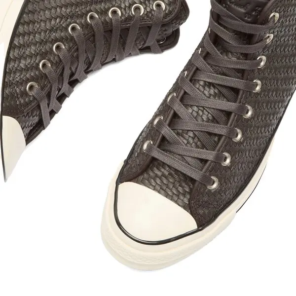 CONVERSE Chuck Taylor 1970s Hi Woven Leather Sneakers