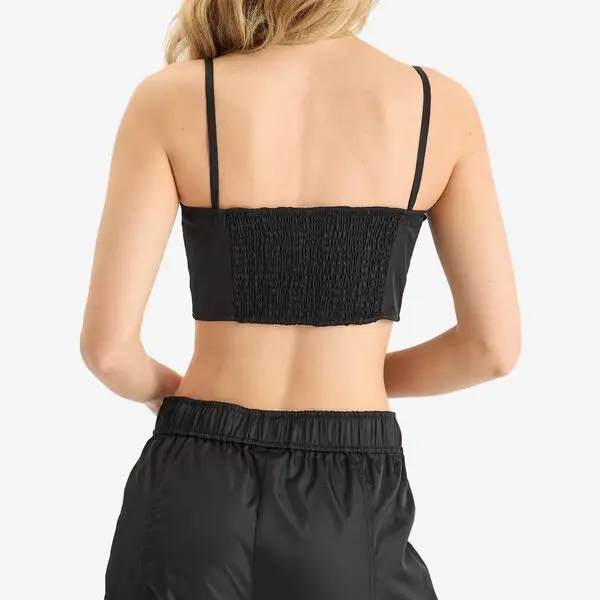 GANNI Duchesse Nylon Strap Top