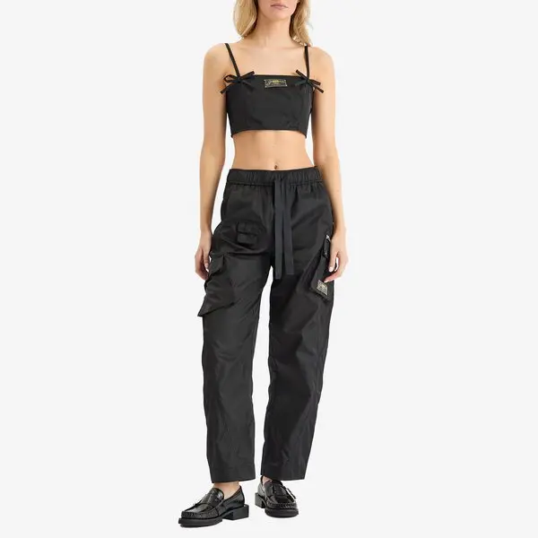 GANNI Duchesse Nylon Strap Top