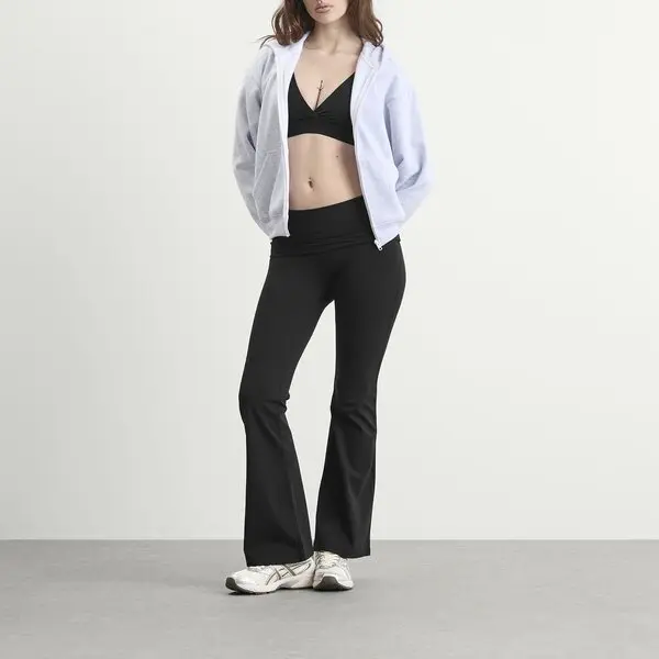 TALA Dayflex Fold Waist Flare Trousers