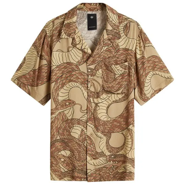 MAHARISHI Snakeskin Vacation Shirt - Desert