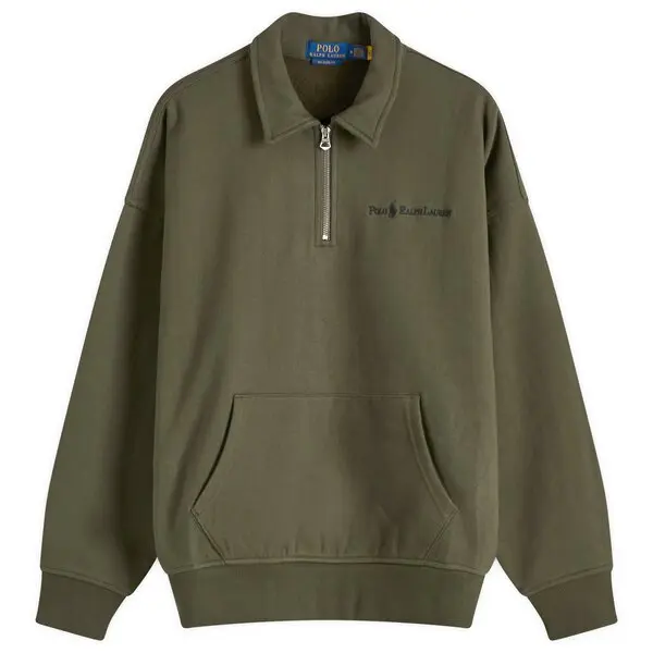 Polo Ralph Lauren Heavyweight Quarter Zip Sweatshirt - Armadillo