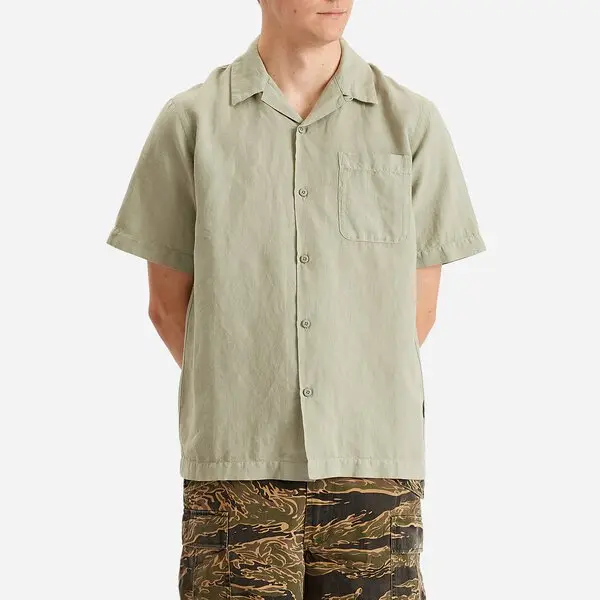 MAHARISHI Hemp Vacation Shirt - Sage