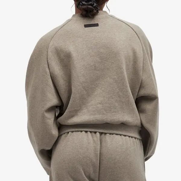 Fear Of God Fleece Cropped Crew Sweatshirt