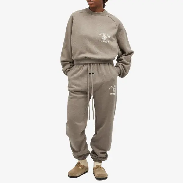 Fear Of God Fleece Cropped Crew Sweatshirt
