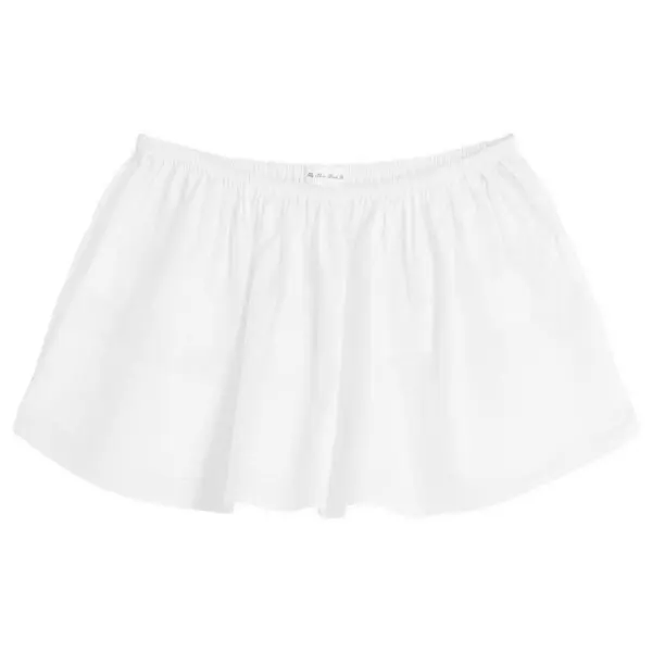 MY MUM MADE IT Pleat Mini Skirt - White
