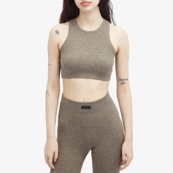 Fear Of God Waffle Sport Tank Top - Heather Gray