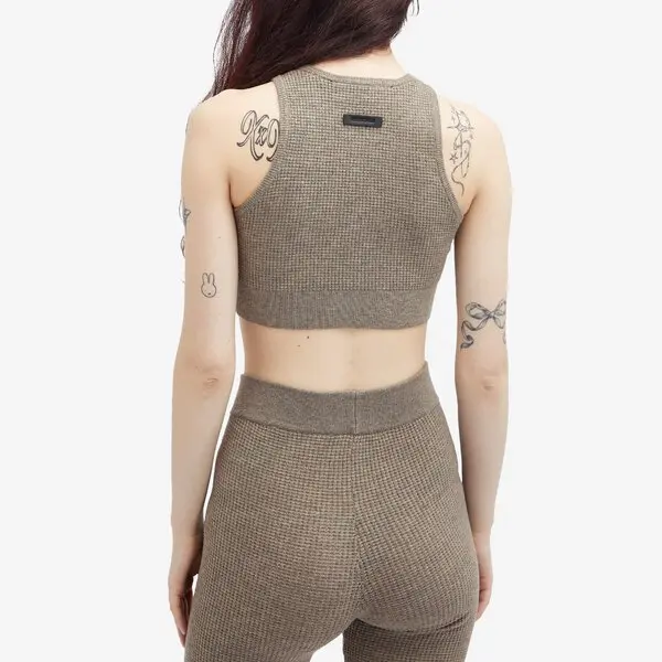 Fear Of God Waffle Sport Tank Top - Heather Gray