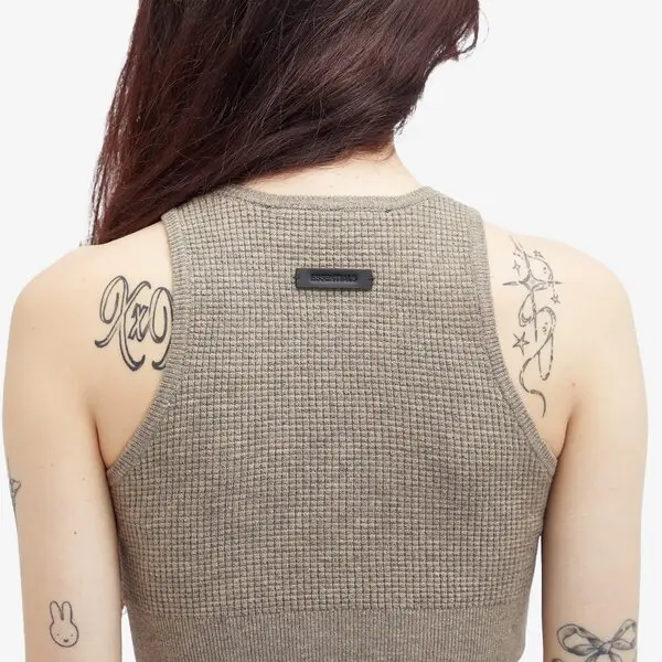 Fear Of God Waffle Sport Tank Top - Heather Gray