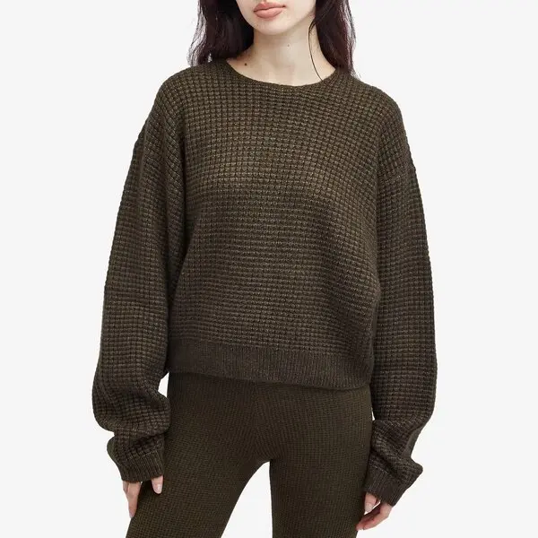 Fear Of God Heavy Waffle Cropped Sweatshirt