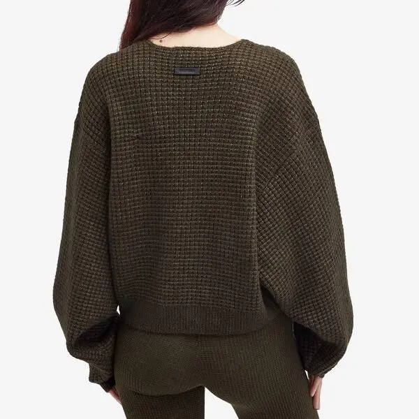 Fear Of God Heavy Waffle Cropped Sweatshirt