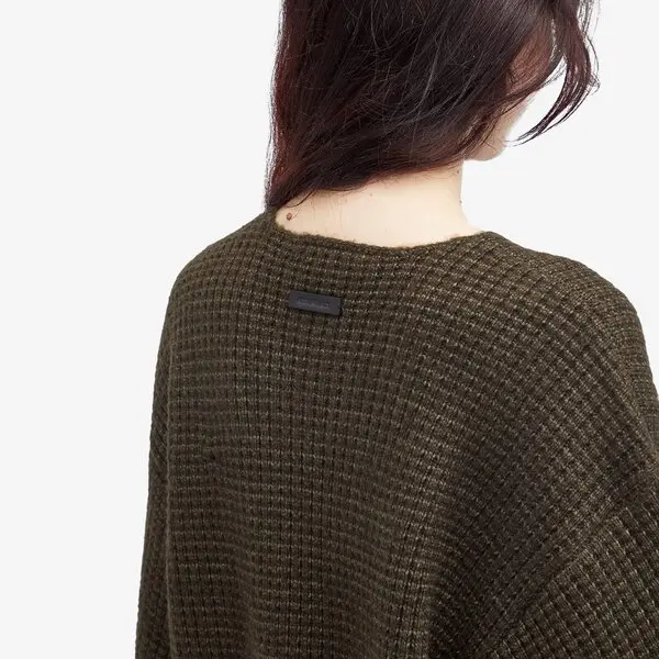 Fear Of God Heavy Waffle Cropped Sweatshirt
