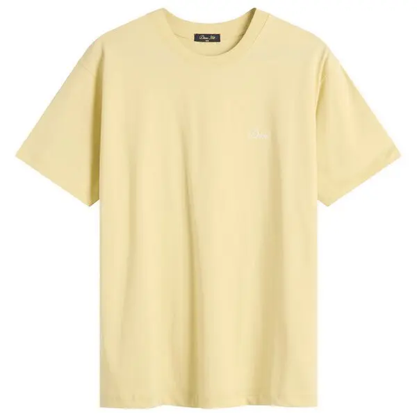 DIME Cursive Logo T-shirt - Cloud Cream