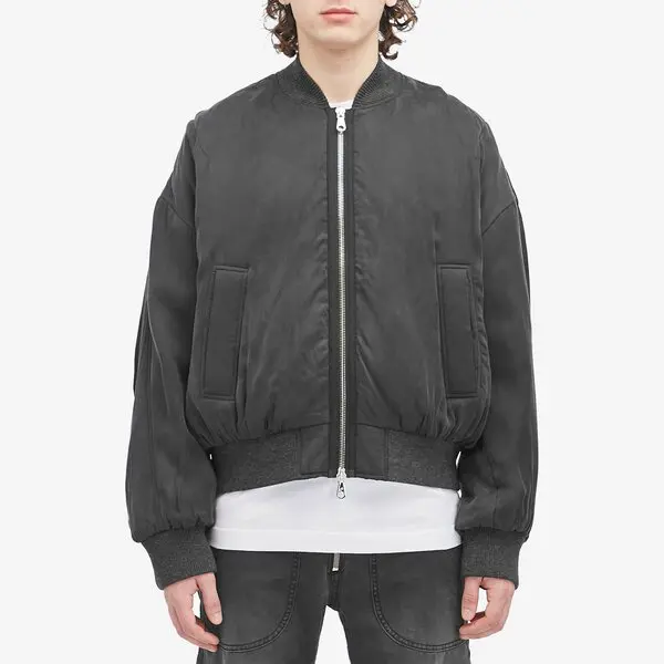 COLE BUXTON Cupro Bomber Jacket