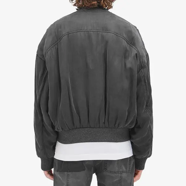 COLE BUXTON Cupro Bomber Jacket