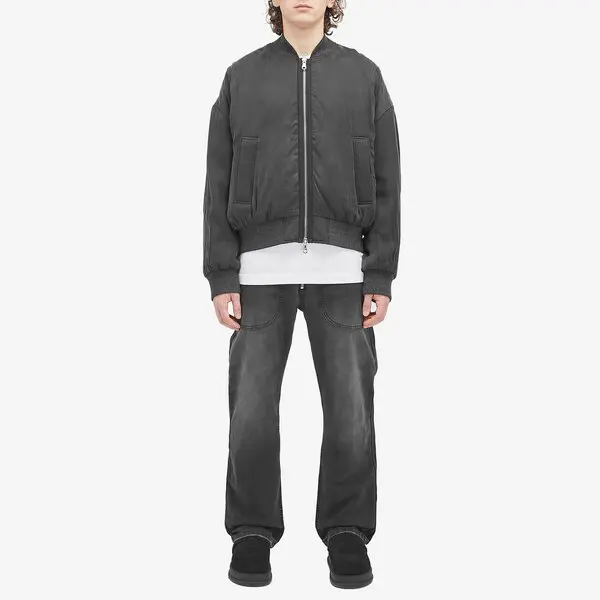 COLE BUXTON Cupro Bomber Jacket