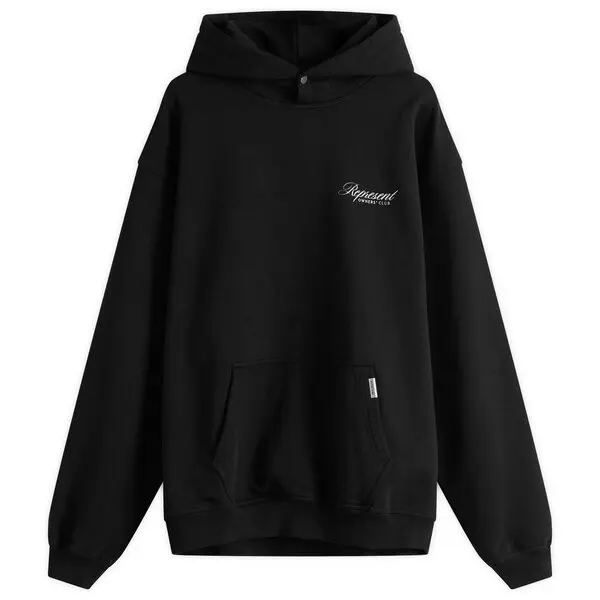 REPRESENT Owners Club Script Hoodie - Black