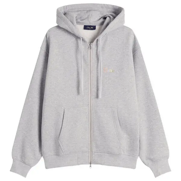 DIME Friends Zip Hoodie - Heather Grey