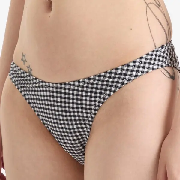 Good American Gingham Good 90s Bottom