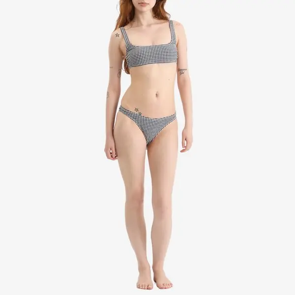 Good American Gingham Good 90s Bottom