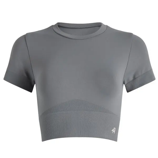 4TH & RECKLESS Brogan Sports Crop Top - Grey
